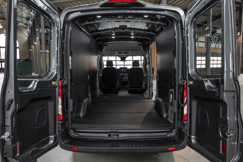 Build Commercial Vehicles: 2024 Ford E-TRANSIT Cargo Van in Riverside, CA